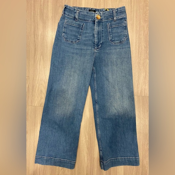 Maeve | Jeans | Anthropologie Maeve The Colette Cropped Wide Leg Jeans ...